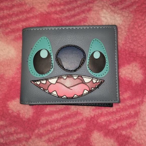 Disney | Bags | Nwot Disney Hot Topic Stitch Bifold Wallet | Poshmark